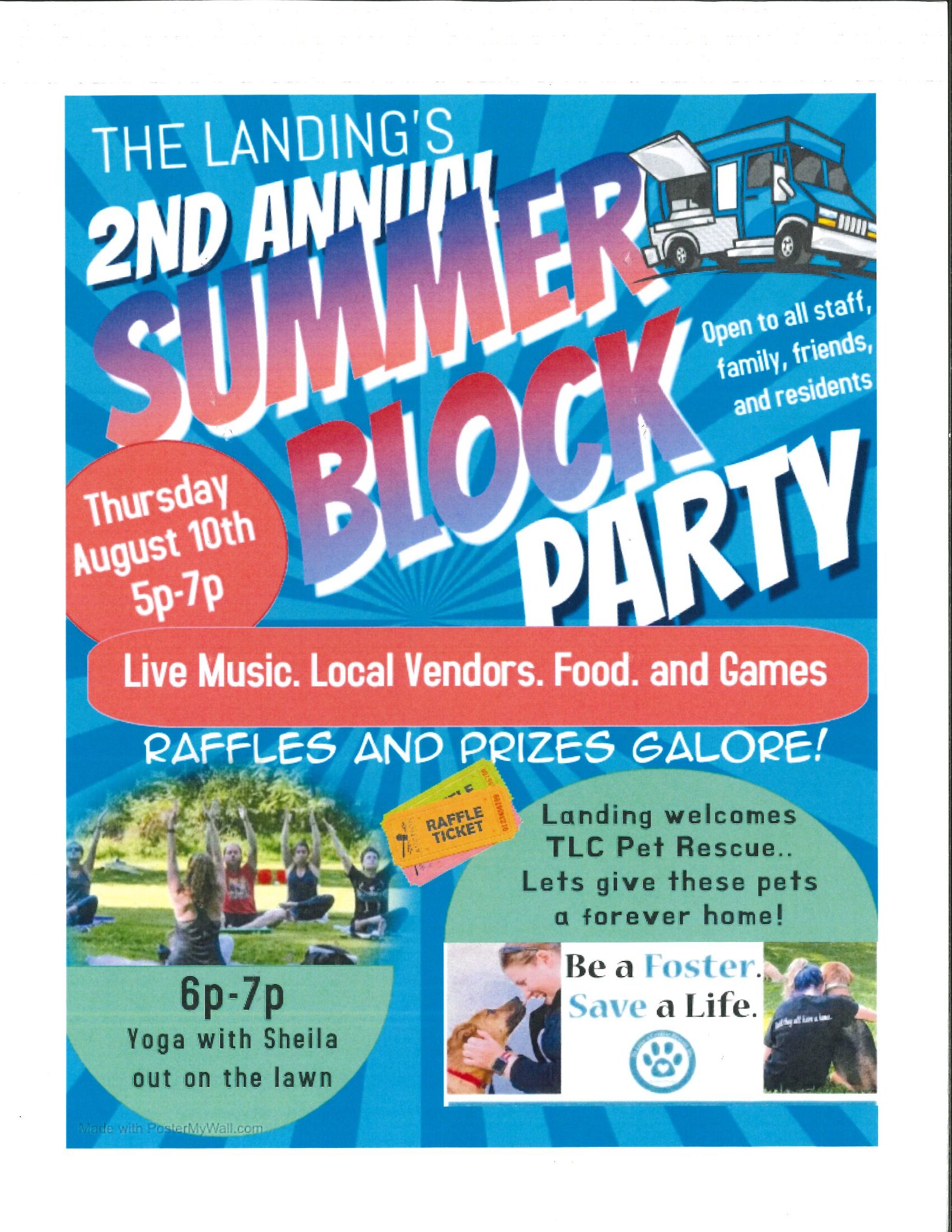 Summer Block Party at the Landings – Phoenixville Senior Center